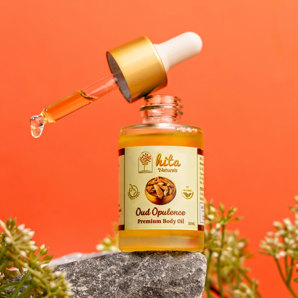 Hita Oud Opulence Premium Body Moisturizer Oil 30ML – Hita Naturals